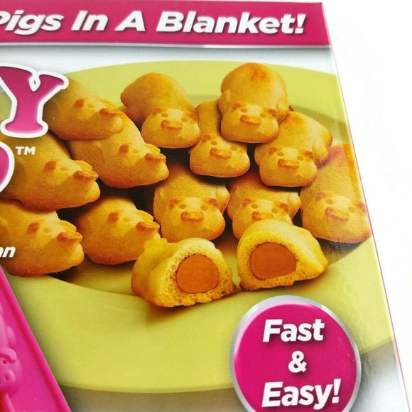 Kitchen | Piggy Pop As Seen On Tv Pink Silicone Mold Pan Bake Pigs In A ...